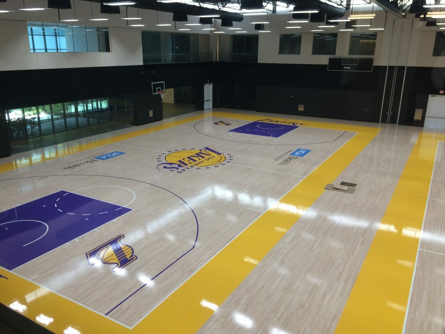 Outfitting the LA Lakers Practice Facility - Bluewater