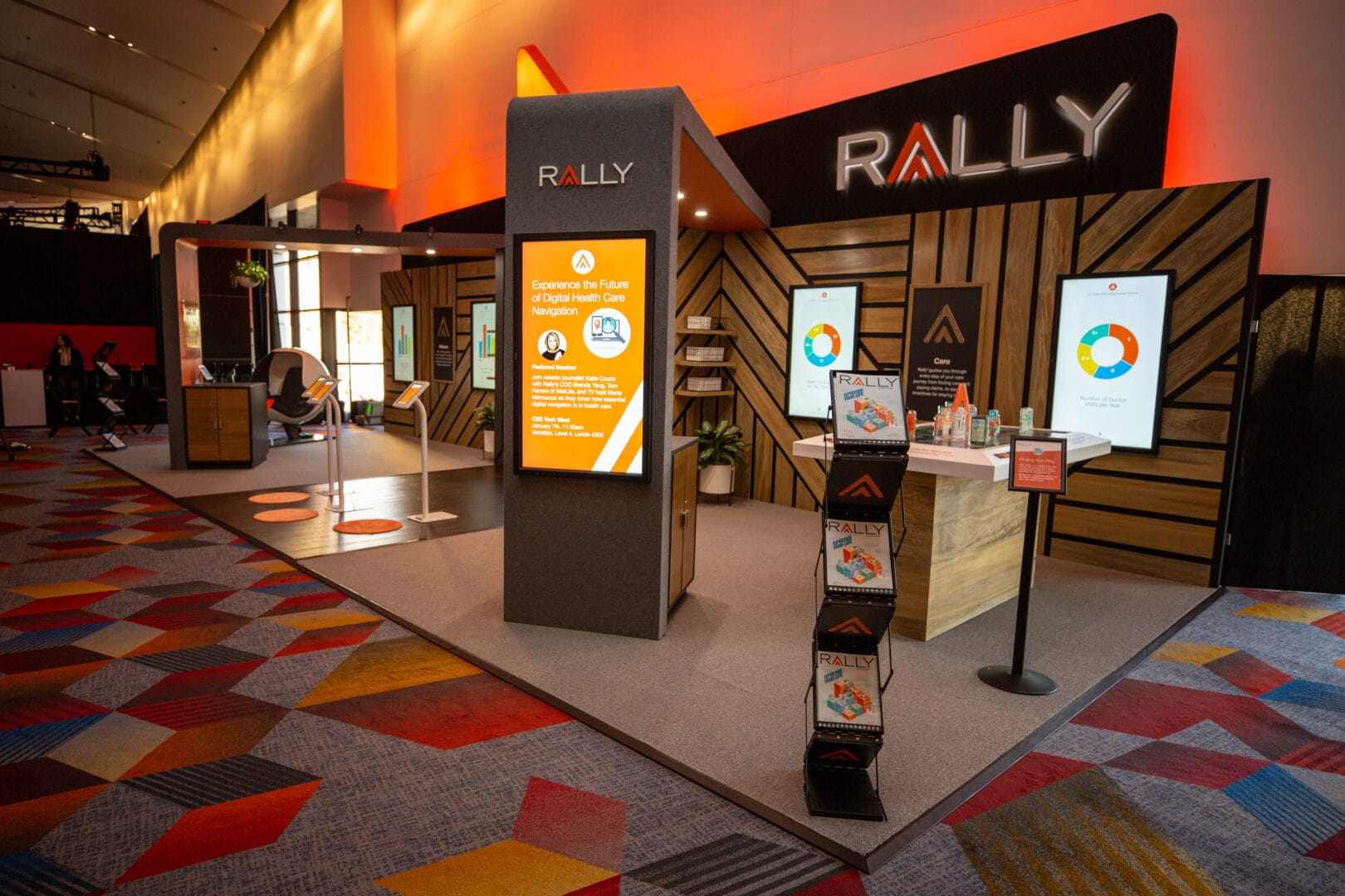 Rally Health CES Booth - Bluewater