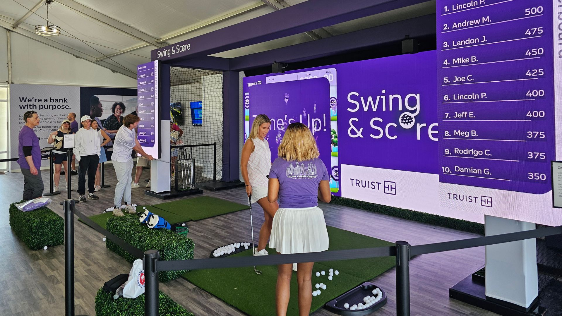 Truist Swing & Score Activation - Bluewater